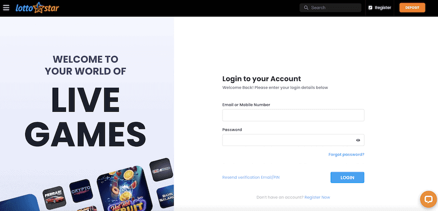 Lottostar Login Guide | TopBets Online